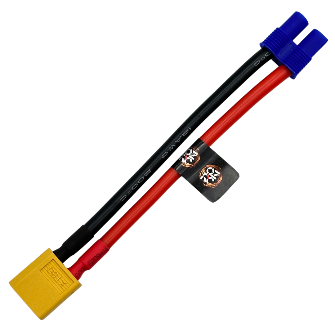 EC3 IC3 Female to XT60 Male Adapter Cable Lead 10cm (B11) – OZRC