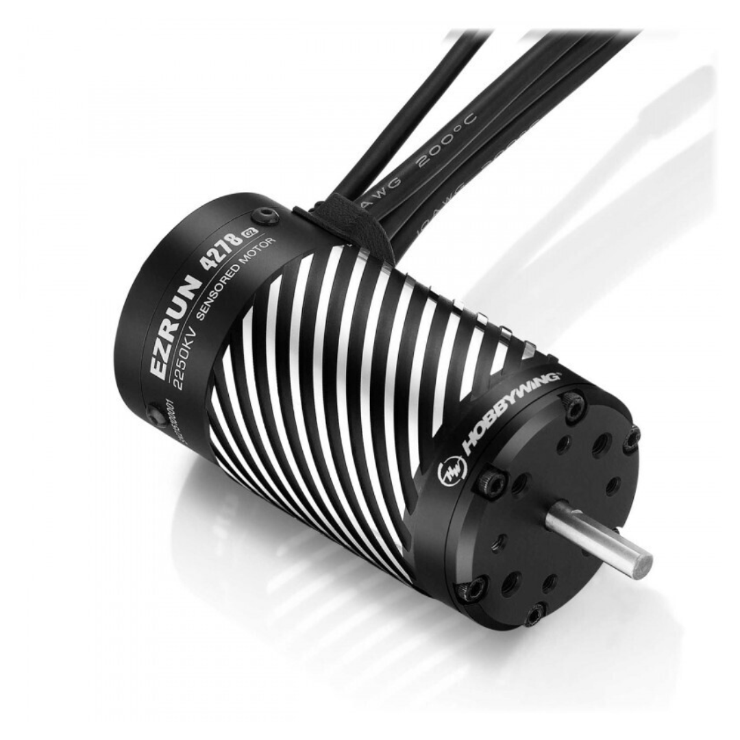 Hobbywing EZRun 4278SD 2250kV G2 Sensored Brushless Motor Black 304028 – OZRC