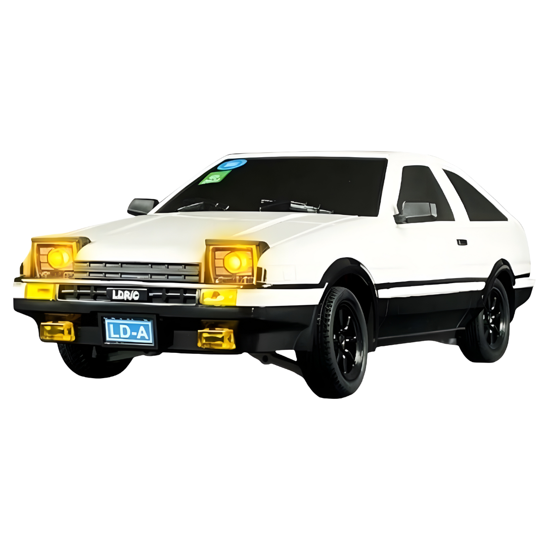 LDRC 1801 Toyota AE86 1/18 RWD Drift Car RTR w/ Gyro (White) LDRC-1801 – OZRC