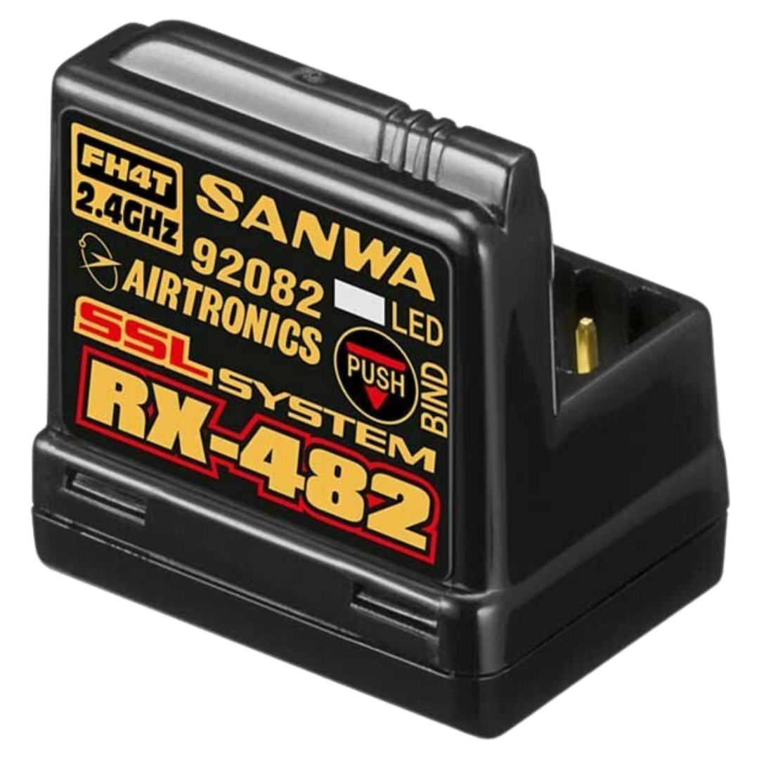 SANWA RX-482 Receiver 2.4ghz 4-Channel FHSS 107A41257A – OZRC