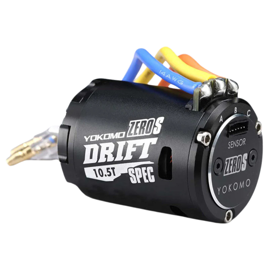 Yokomo ZERO-S Drift Brushless Motor 10.5T Black YM-S105DBA – OZRC