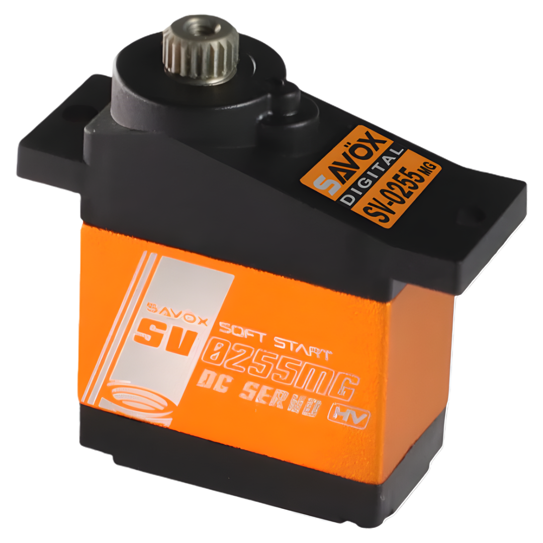 Savox SV-0255MG Micro Digital Servo 4.5kg 7.4V Metal Gears SAV-SV0255M ...