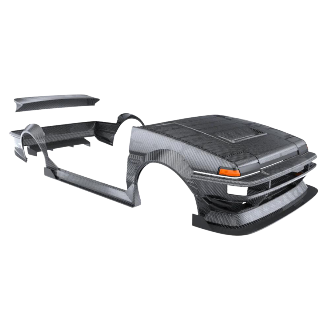 24KRC Toyota AE86 Trueno J-Run Wide Body Kit AF-JR86WK – OZRC