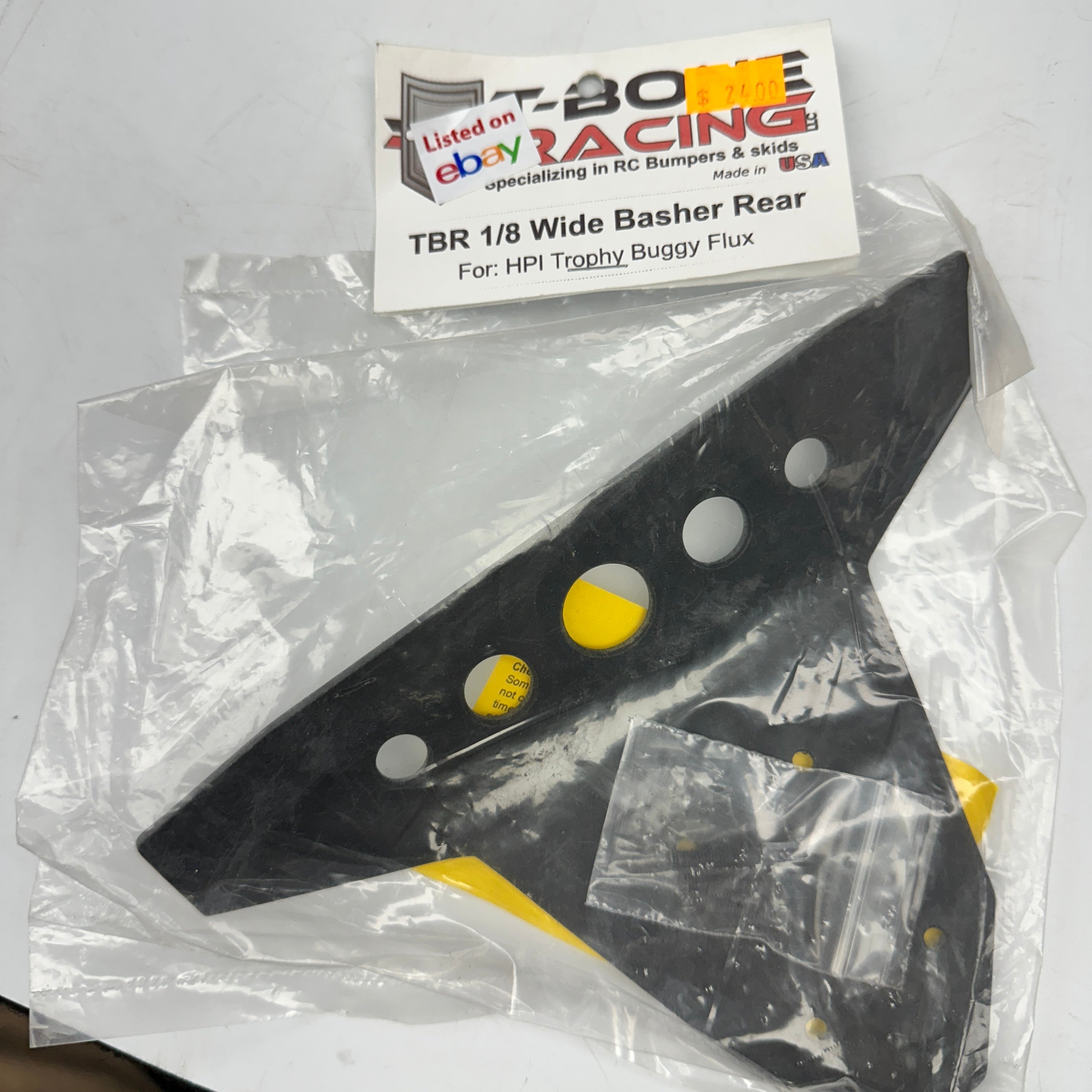 T-Bone TBR 1/8 Wide Basher Rear Bumper HPI Trophy Buggy Flux [Clearanc ...