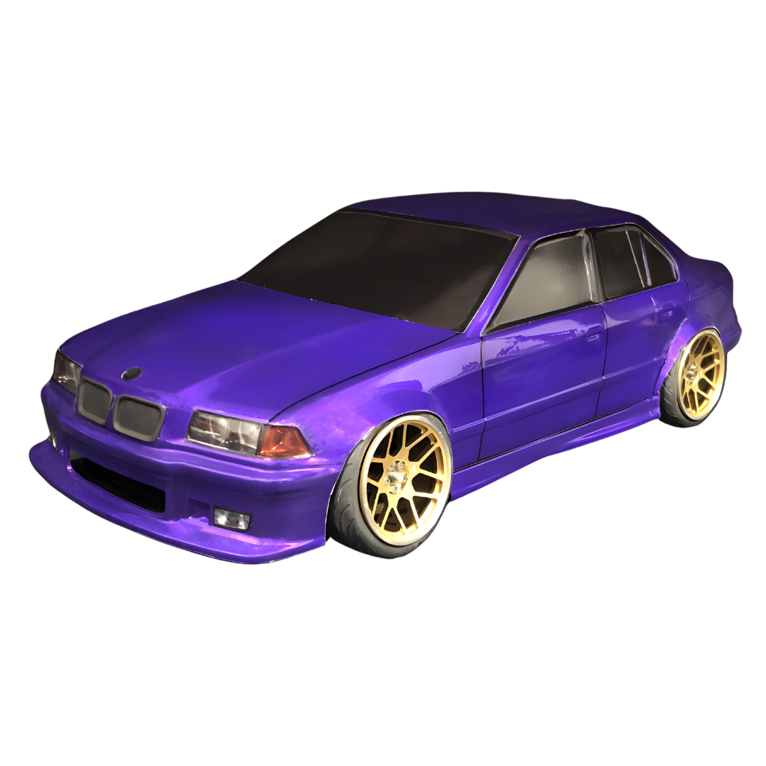 APlastics BMW E36 Sedan Body Shell 4-door Clear Unpainted Drift 190mm ...