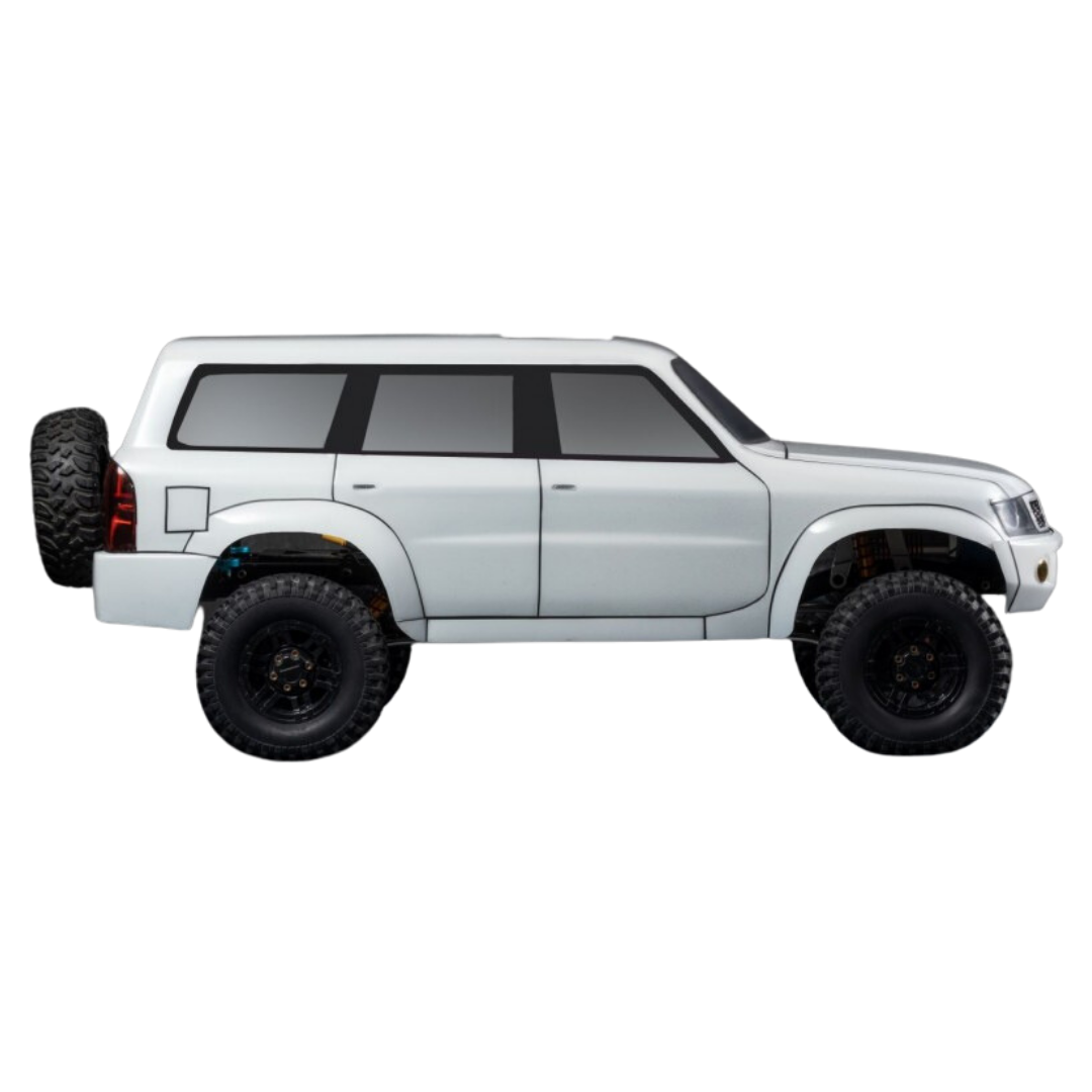 APlastics Nissan GU Patrol Y61 Clear Unpainted 1/10 RC Rock Crawler Bo ...