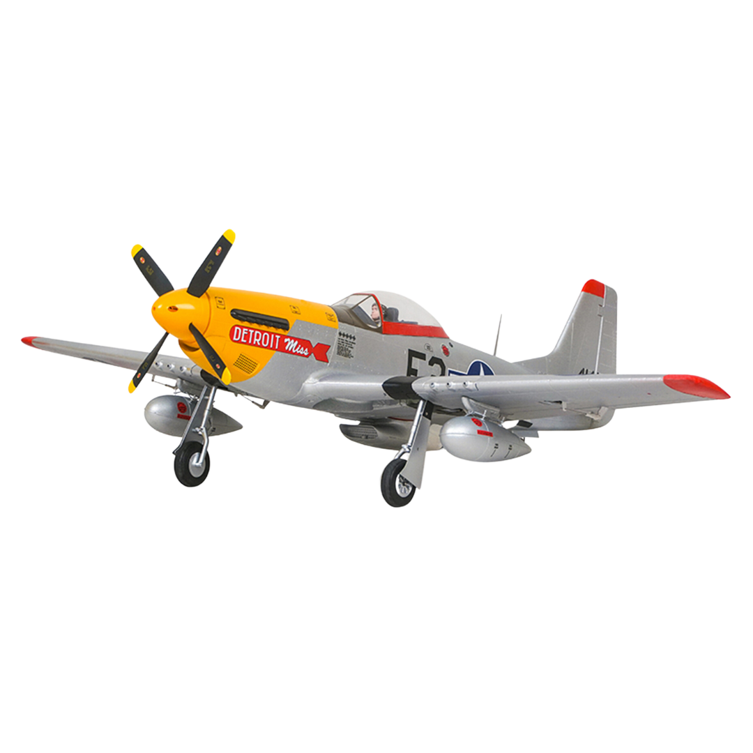 Arrows Hobby P-51 Mustang 1100mm PNP RC Plane W/ Retracts AH00AP – OZRC