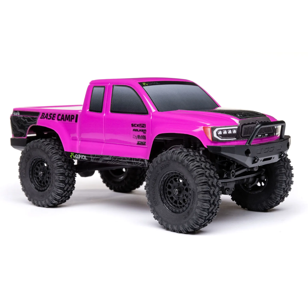 Axial SCX24 Base Camp 1/24 Rock Crawler RTR Pink AXI-1219T3 – OZRC