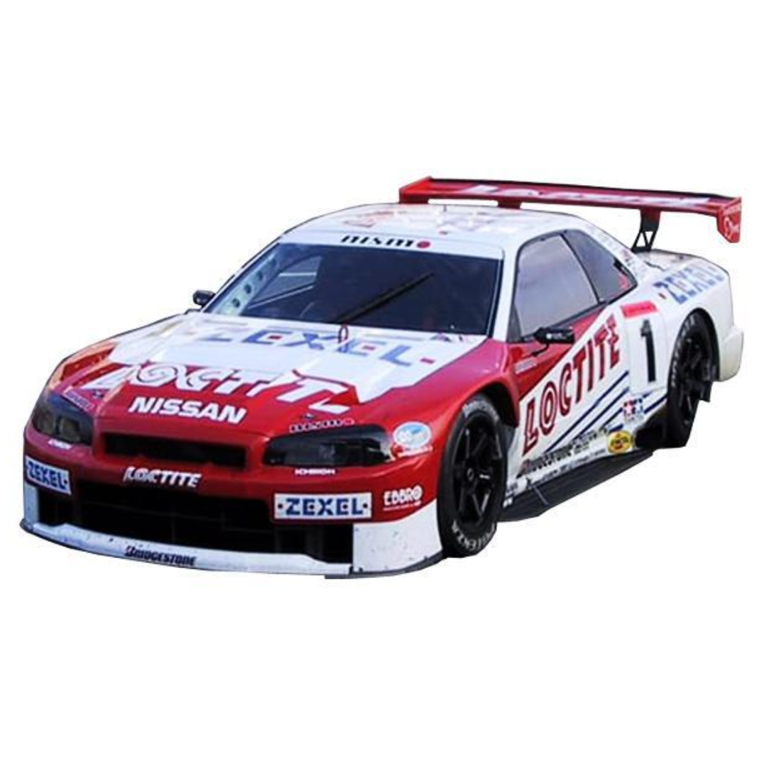 BodyWorx Nissan R34 GTR Loctite 1/10 Clear Body Shell, 190mm BWX-N085 ...