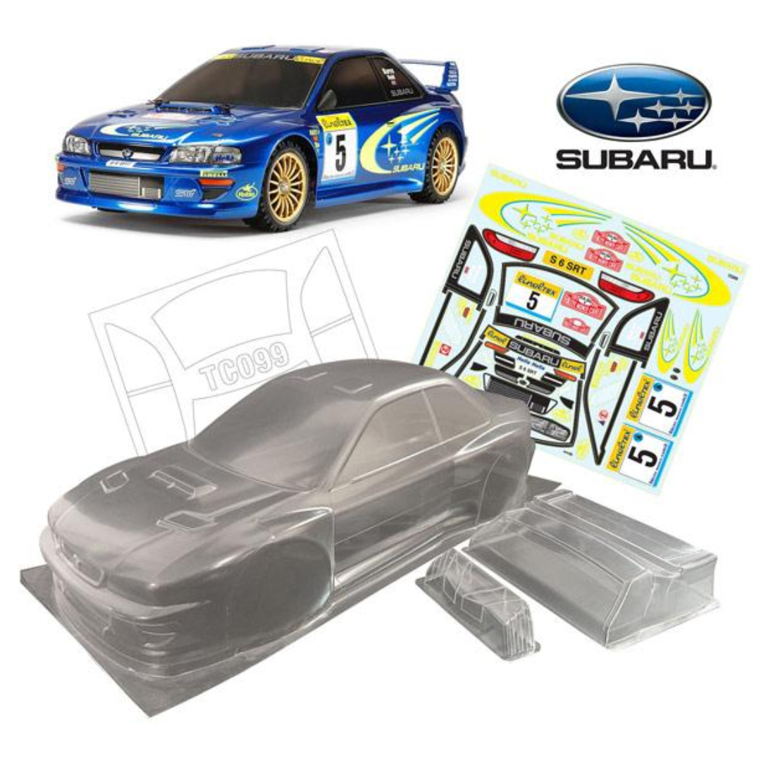 BodyWorx Subaru Impreza MC99 WRC Clear 1/10 Body Shell BWX-N126 – OZRC