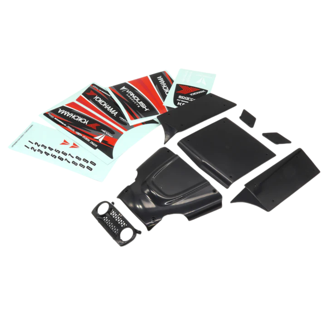 Vanquish Optic Body Panel & Decal Set Black VPS10509 – OZRC