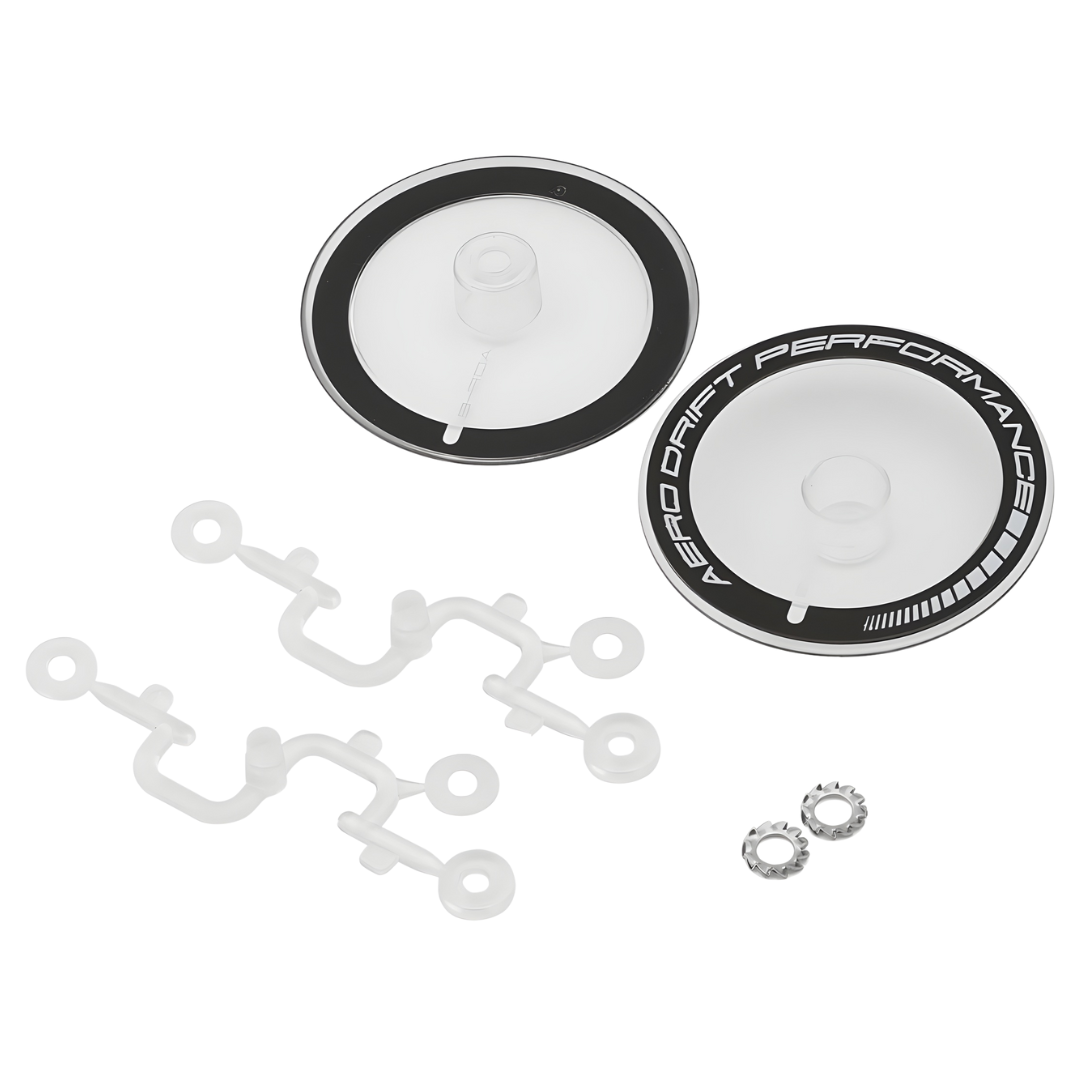 DS Racing Flat Aero Drift Wheel Covers Clear Black ADP-BTB-WF – OZRC