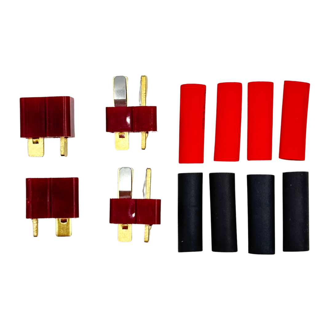 Deans Ultra T Male & Female Connector Plugs (2 Pairs) – OZRC