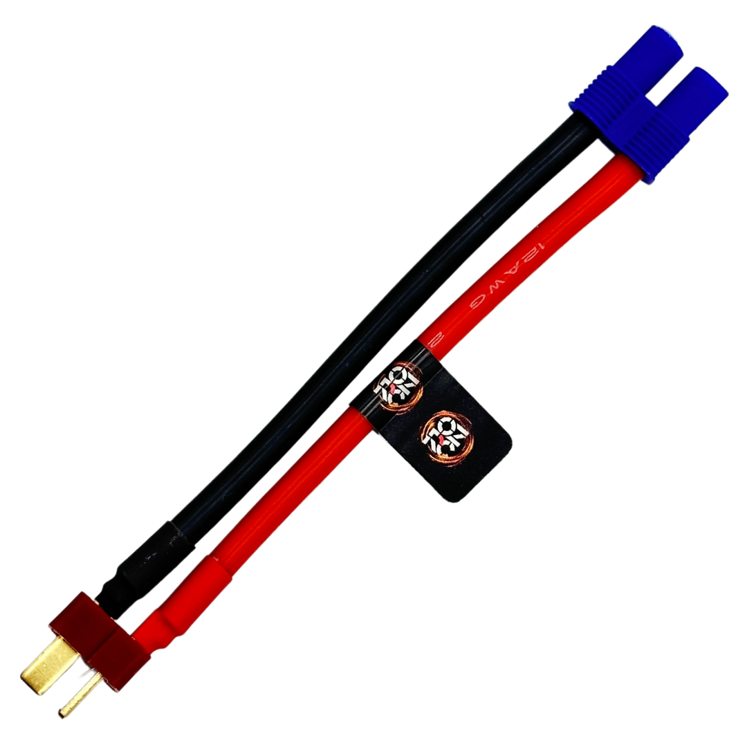 EC3 IC3 Female to Deans Male Adapter Cable Lead 10cm (D8) – OZRC
