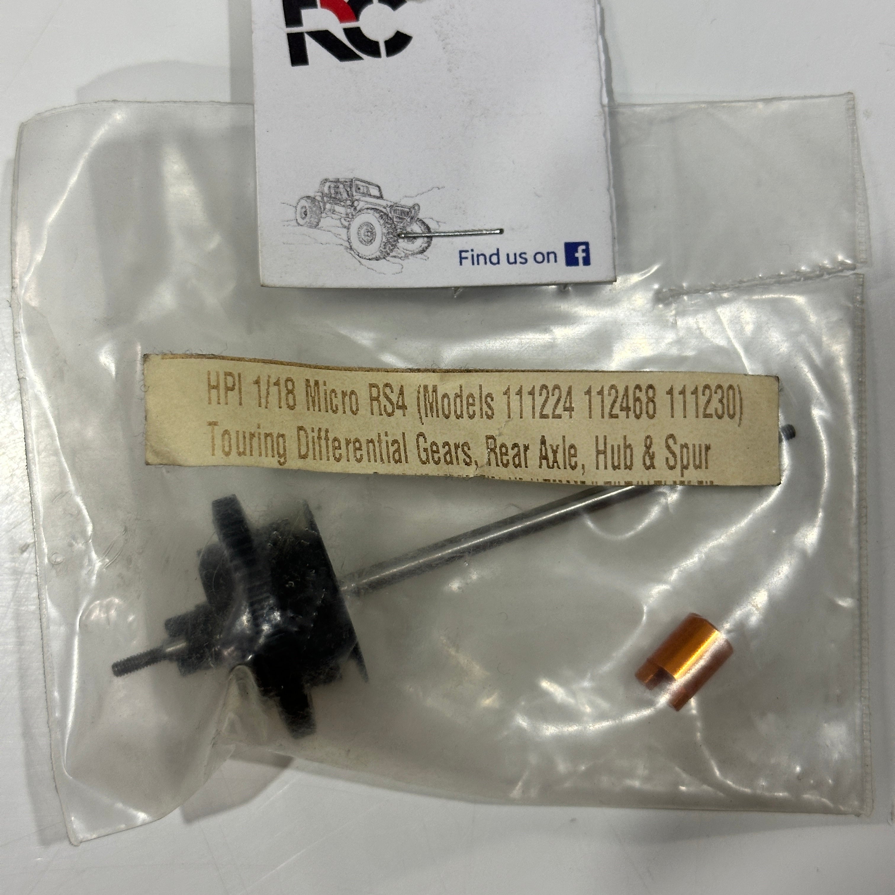 HPI 1/18 Micro RS4 Diff Gears Rear Axle Hub Spur [Scratch & Dent] – OZRC