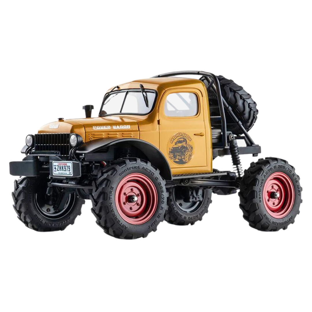 FMS FCX24 Power Wagon 4x4 RTR RC Rock Crawler 1/24th Scale Yellow 1240 ...