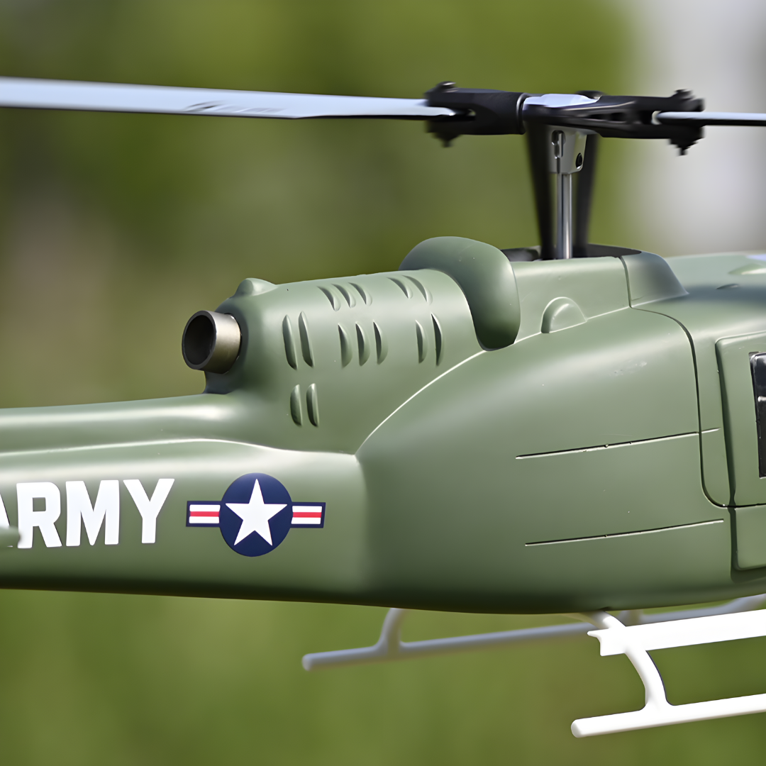Flywing UH-1 Huey Iroquois RTF RC Helicopter 810mm 6ch W/ GPS Hovering ...