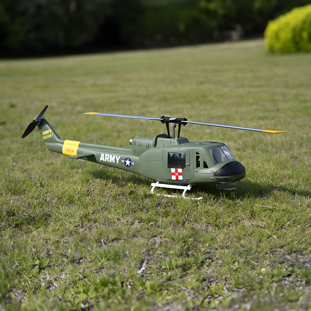 Flywing UH-1 Huey Iroquois RTF RC Helicopter 810mm 6ch W/ GPS Hovering ...