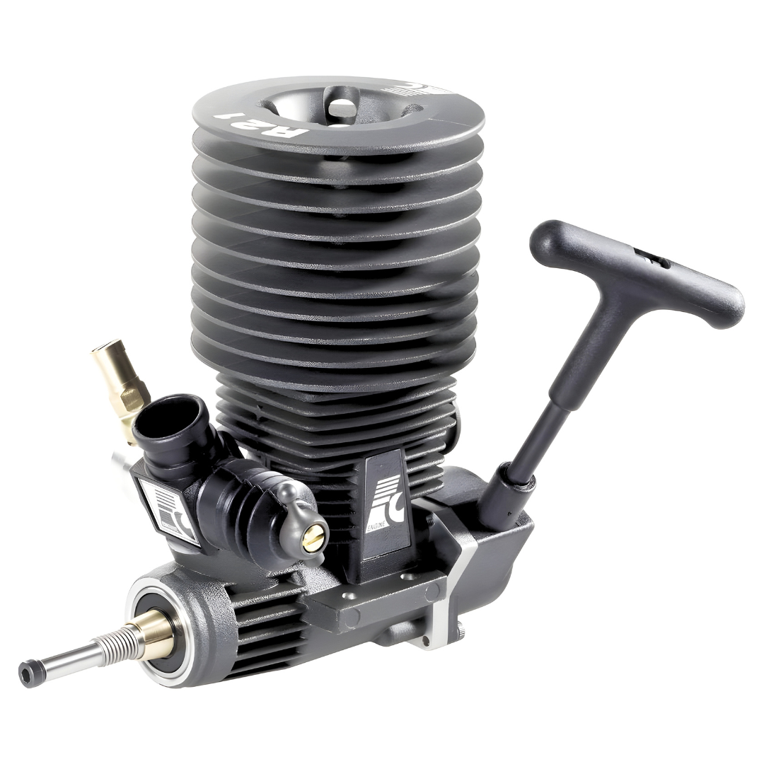 Force 21R 1/8 Buggy .21 Nitro Motor Engine With Pull Start E-21R36-1 – OZRC