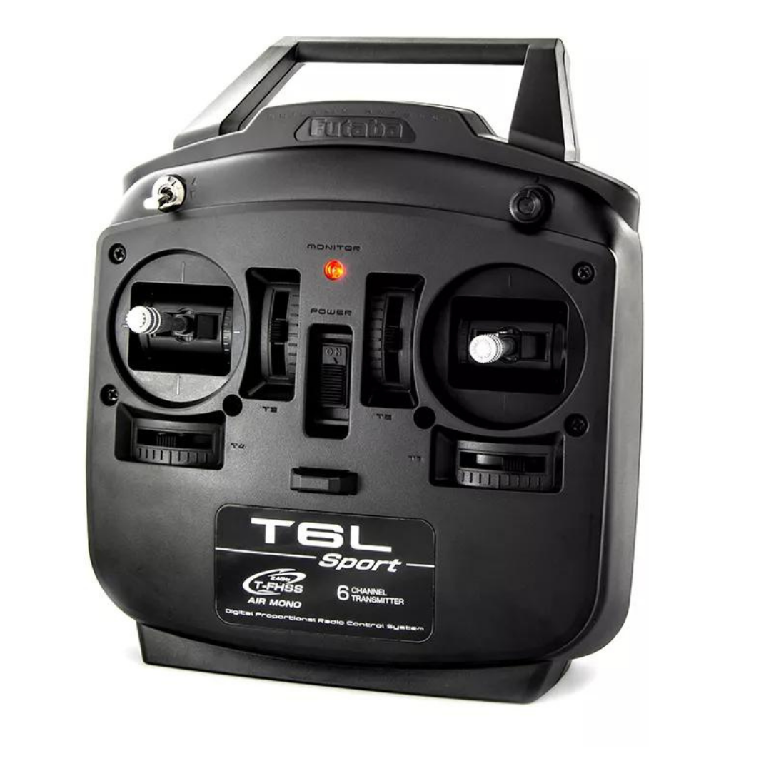 Futaba T6L Sport 2.4Ghz 6ch Mode 2 Transmitter w/R3106GF Receiver FUT6 ...