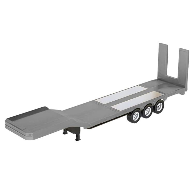 Huina 1502 RC Flatbed Semi Trailer 1/18 Scale for 770S Truck Grey HN15 ...