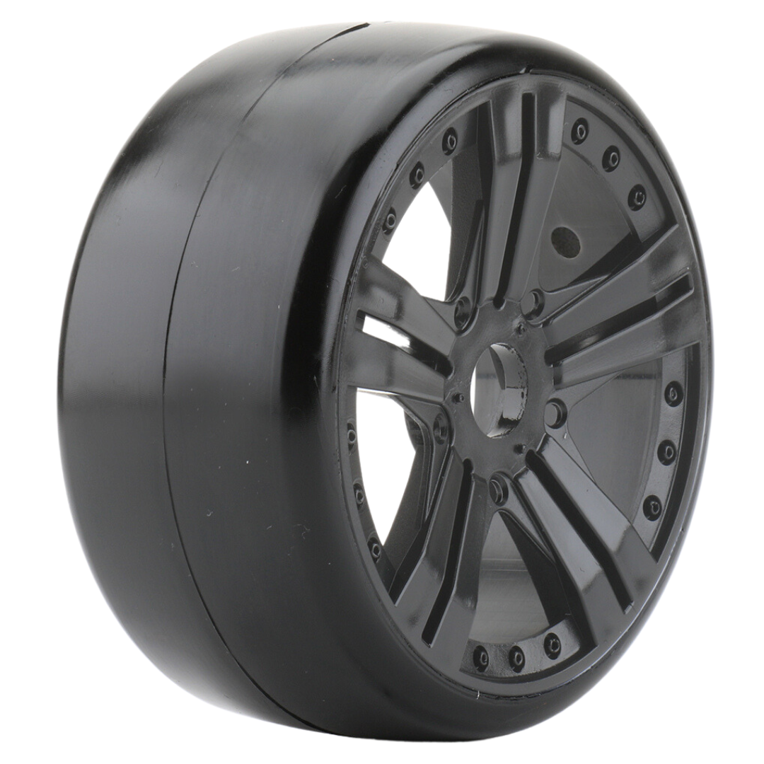 Jetko 1/8 GT Buster Belted Buggy Wheels & Tyres 17mm Hex JKO1101CBMSGB ...