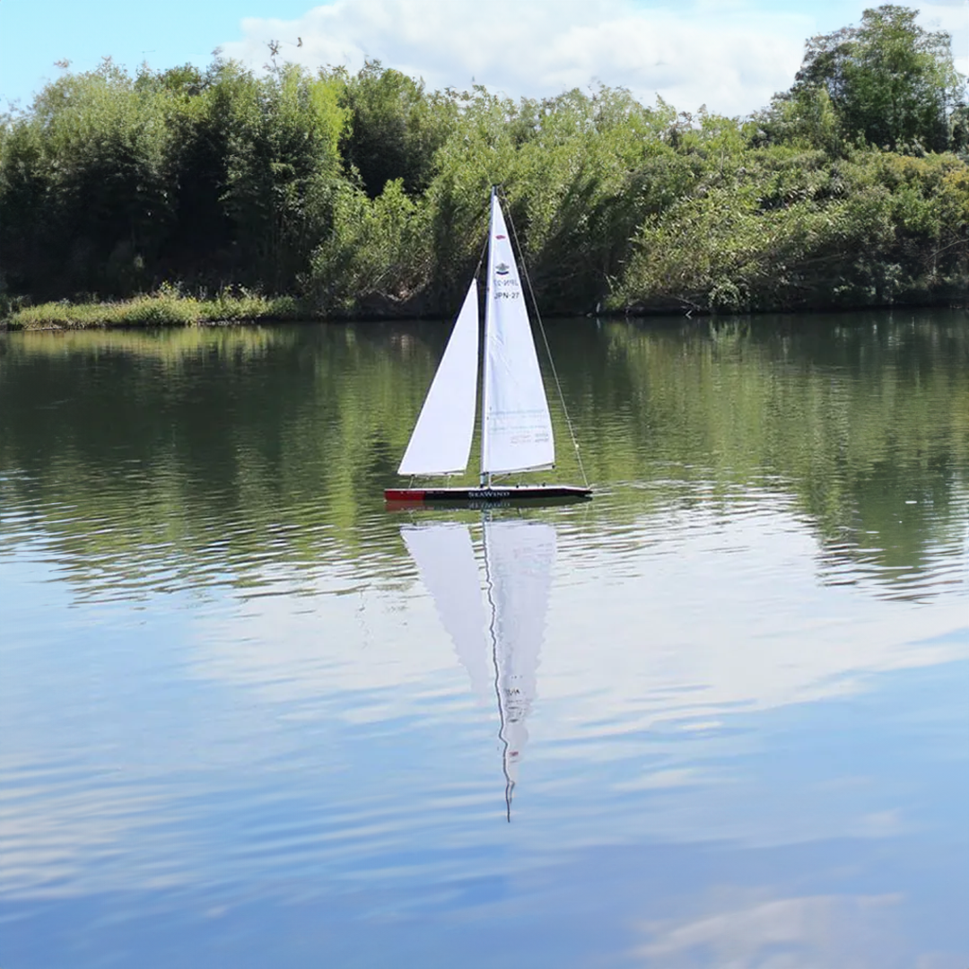 Kyosho Seawind RC Yacht 1 Meter Class RTR Electric Sail Racing 1.0m 40 ...