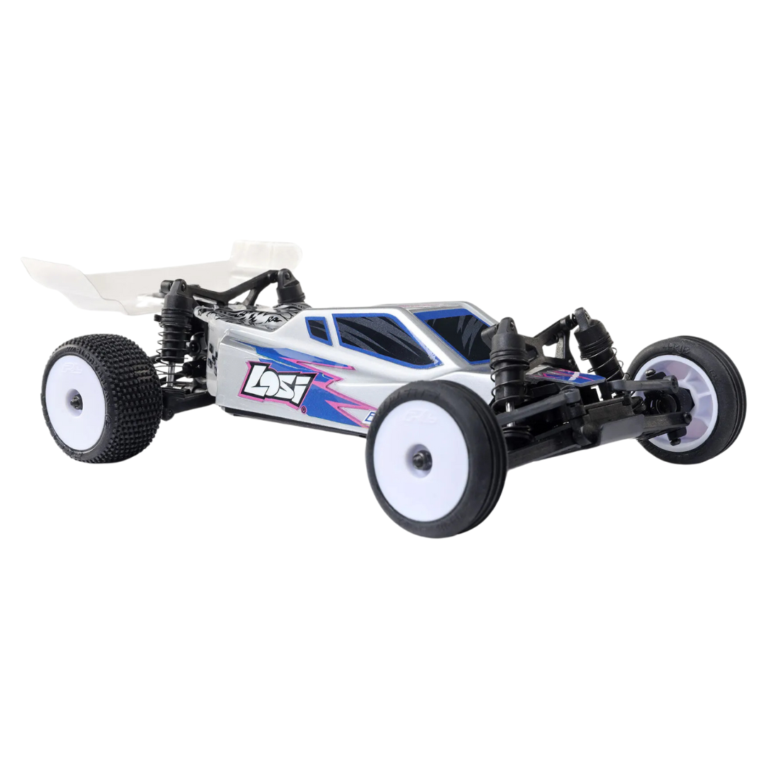 Losi Micro-B 1/24 2WD RC Buggy RTR (Silver) LOS00007T2 – OZRC