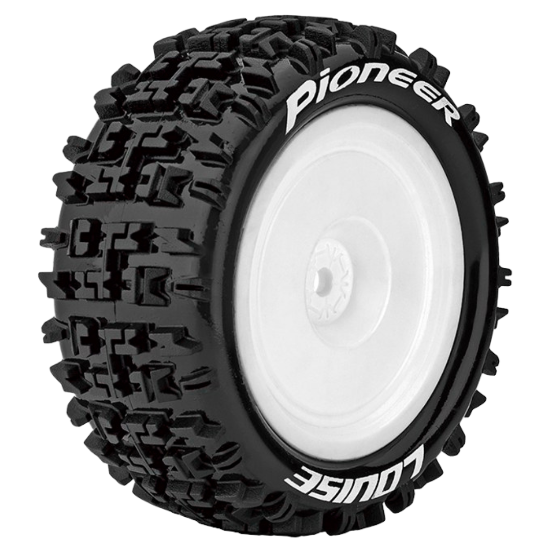 Louise B Pioneer 1/10 Buggy Rear Wheels & Tyres 12mm L-T3278SWKR – OZRC
