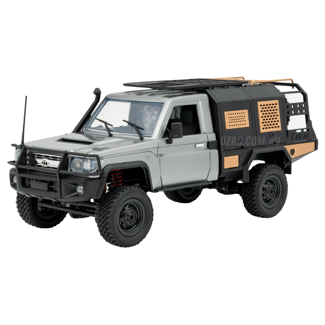 MN Model 1/12 Toyota LC79 Land Cruiser 4WD RC Crawler RTR Grey MN-82S ...
