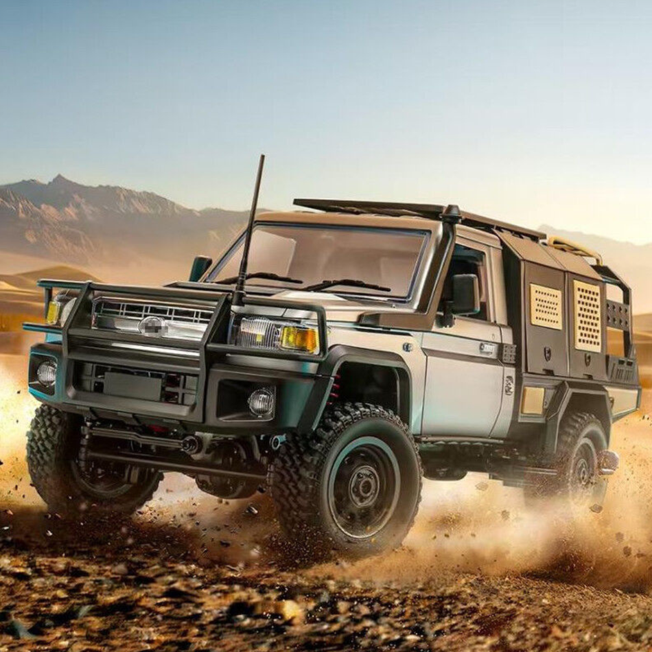 MN Model 1/12 Toyota LC79 Land Cruiser 4WD RC Crawler RTR Grey MN-82S ...