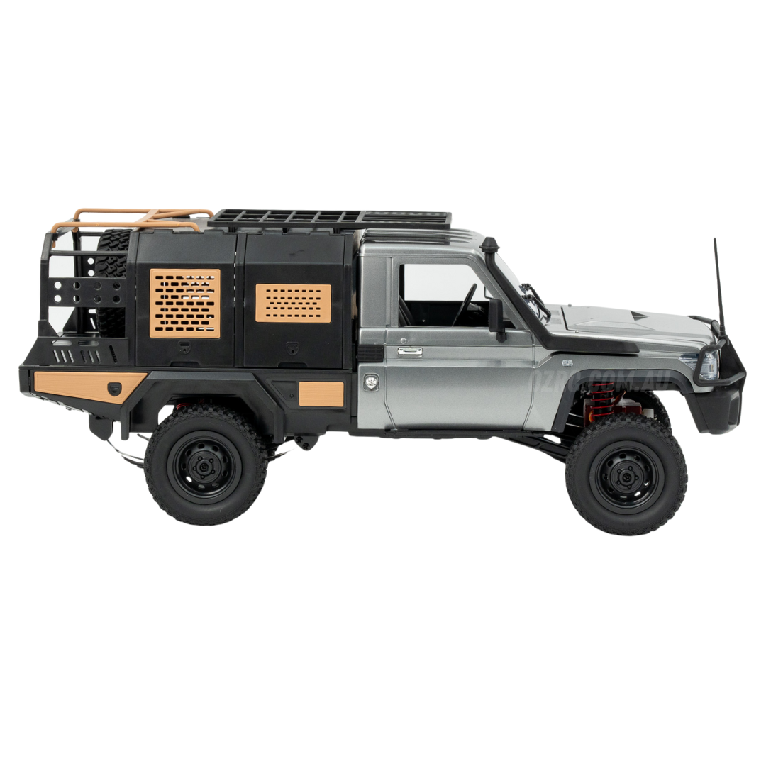 MN Model 1/12 Toyota LC79 Land Cruiser 4WD RC Crawler RTR Grey MN-82S ...