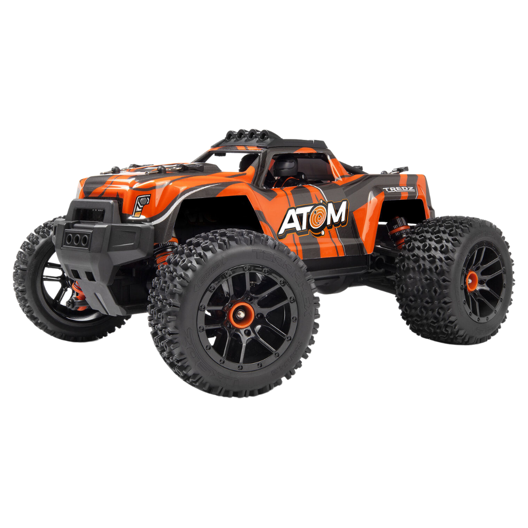 Maverick Atom AT1 1/18 4WD Electric RTR RC Monster Truck Orange MV1505 ...