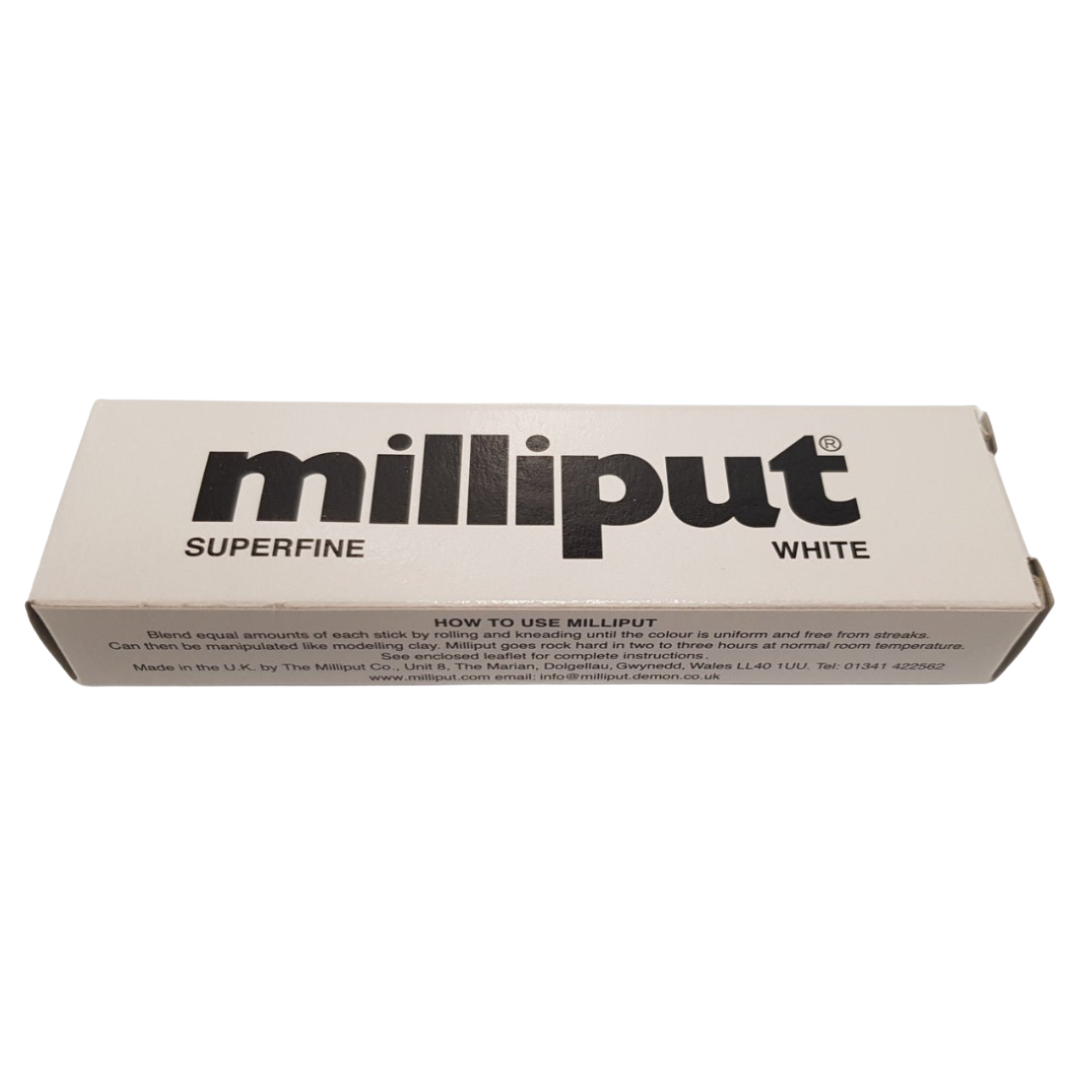 Milliput Superfine White 2-Part Epoxy Putty MT-SUPERFINE – OZRC