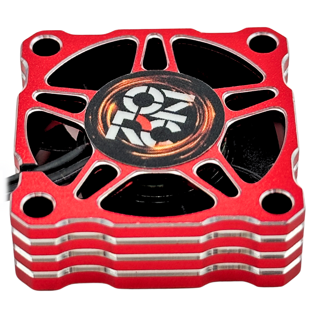 OZRC 30mm Alloy RC Drift Car Fan Red 30x30x10mm Futaba JR Connector 6.