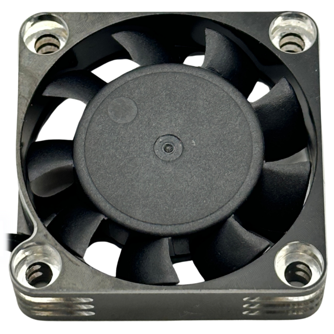 OZRC 40mm Alloy RC Fan Black 40x40x10mm Futaba JR Connector 6.0v Silve