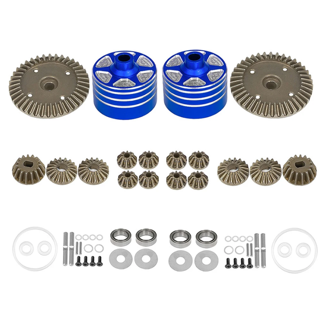 OZRC Metal Differential Case and Gear Set 39T for Tamiya XV-02 MB-01 X