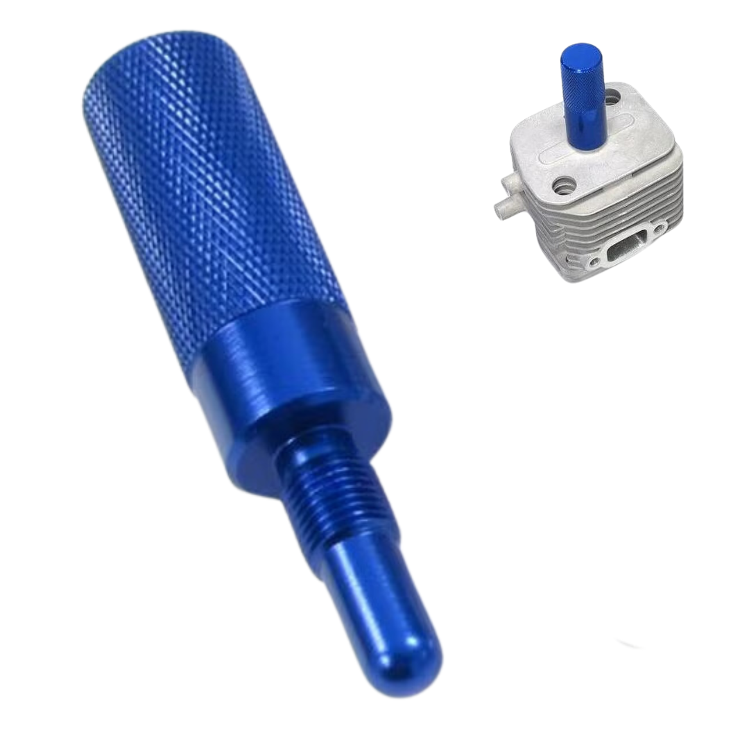 Piston Stopper Tool Blue for 10mm Threaded Engines CA180 – OZRC
