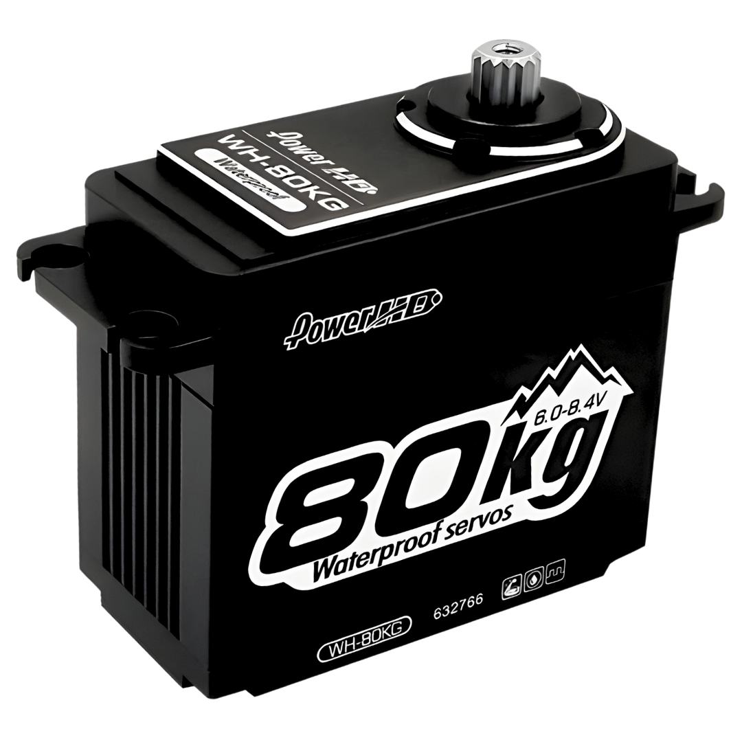 Power HD 1/5 80kg Metal Gear Waterproof Servo SCX6 Honcho Upgrade WH-8 ...