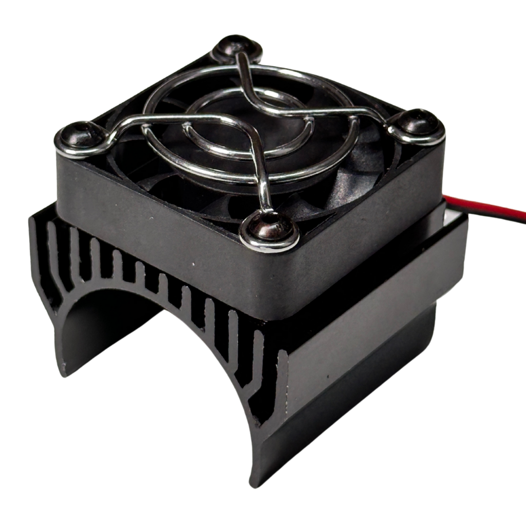 RC Motor Heat Sink 540 5V Cooling Fan 36mm Diameter Radiator for 1/10 ...