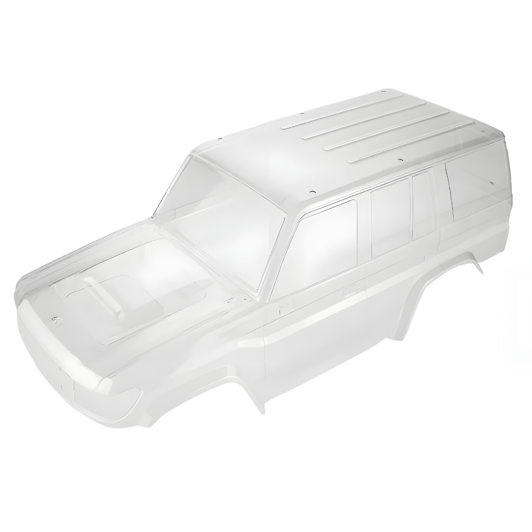 RGT Toyota Land Cruiser 76 Series Troopy Clear RC 1/10 Body Shell LWB ...