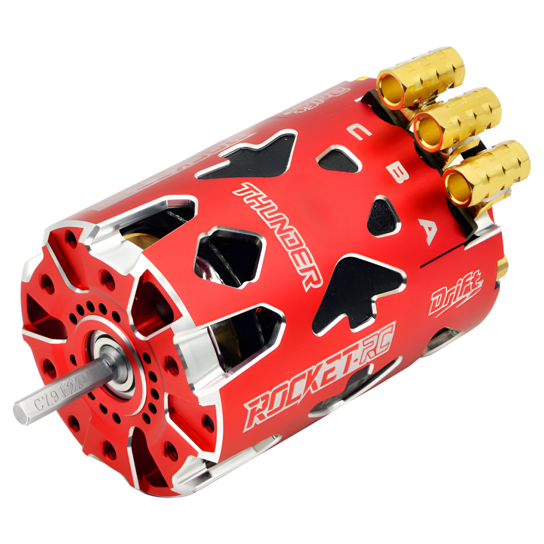 Rocket RC Thunder 540 13.5T Sensored Brushless Drift Motor Red 054003 ...