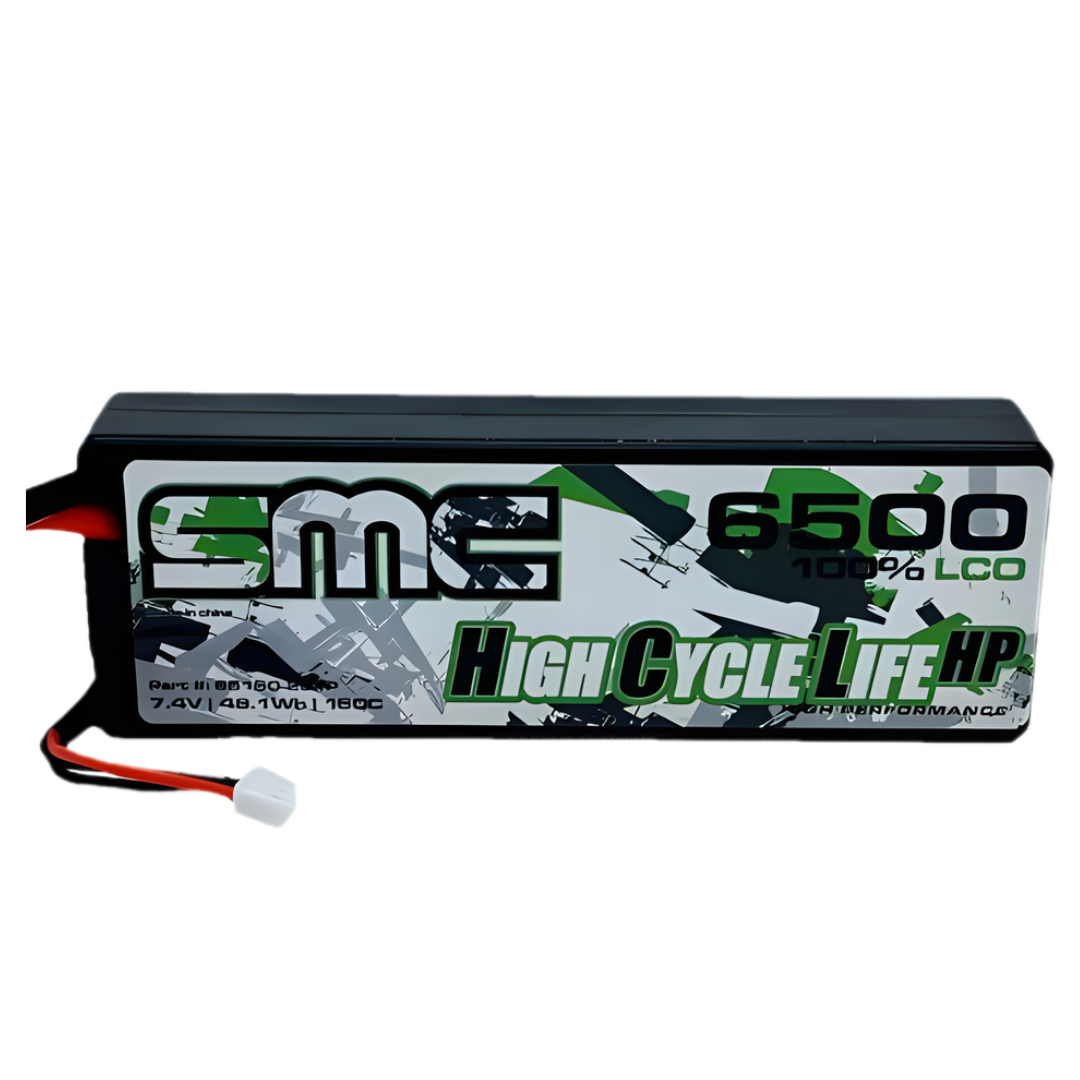 SMC HCL-HP 7.4V 6500mAh 150C Hardcase Traxxas ID Compatible SMC-65150 ...