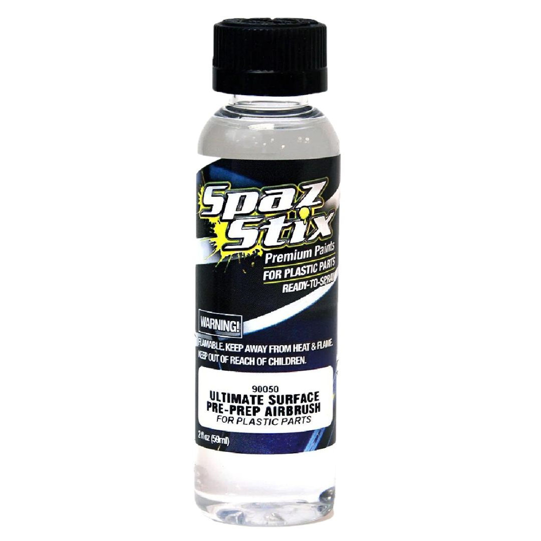 Spaz Stix Surface Pre-Prep, 2oz 59ml Bottle (For Use In Airbrushes) SZ ...