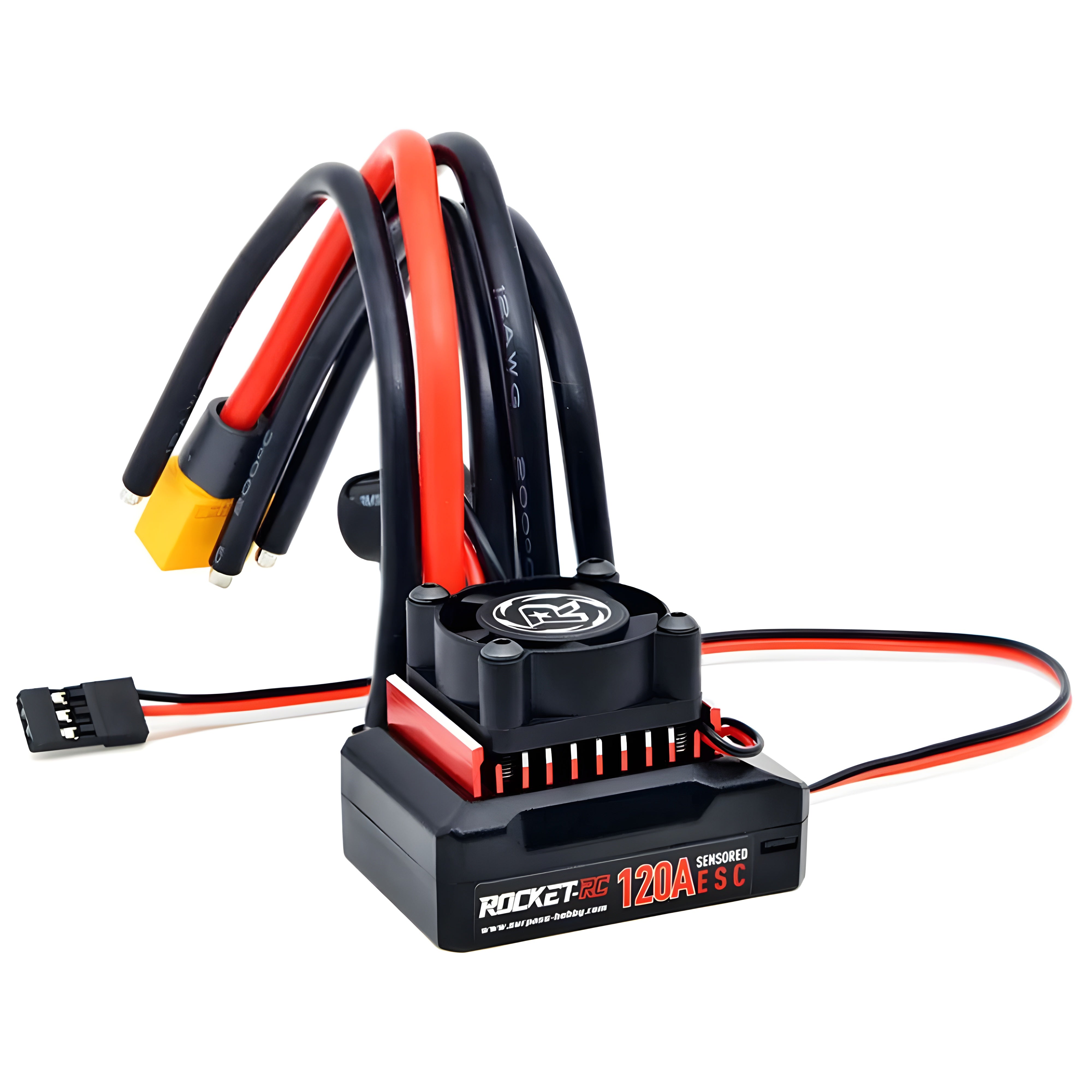 Surpass Rocket 120a Sensored ESC Red W/ XT60 Connector SP-600001-11 – OZRC