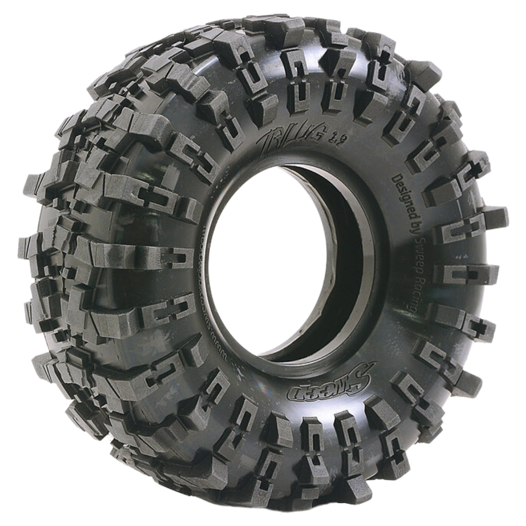 Sweep Trilug Rock Crawler 1.9" Tyres RC Rock Crawler Super Soft w/Inse ...