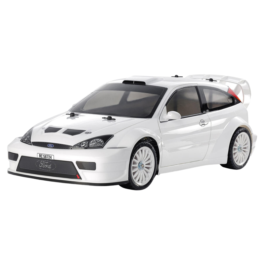 Tamiya 2003 Ford Focus RS Custom 1/10th Scale TT-02 4WD RC Car Kit 587 ...