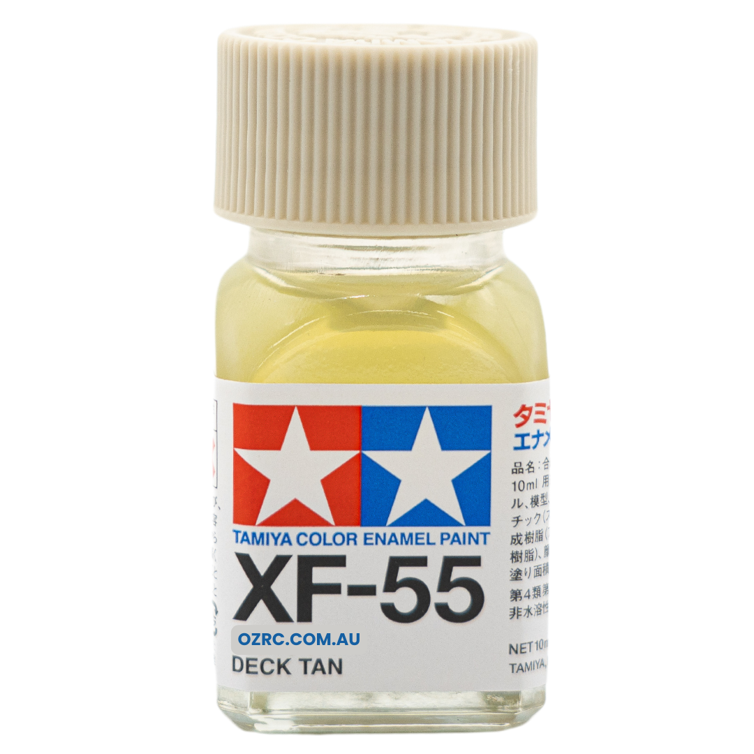 Tamiya Enamel Paint XF-55 Flat Deck Tan 10ml 80355 – OZRC