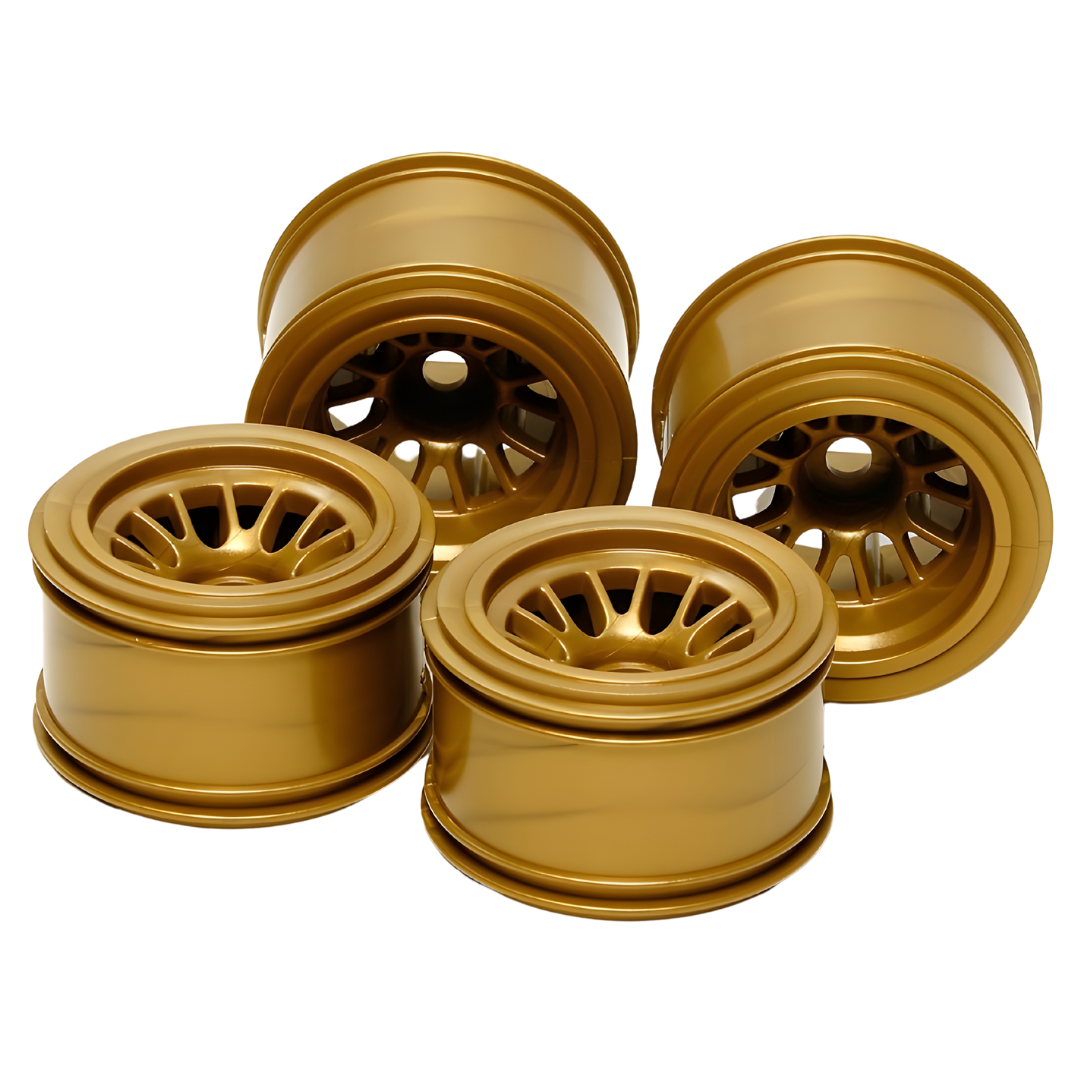 Tamiya F104 Mesh Wheel Set Formula 1 F1 Gold (OP-1527) 54527 – OZRC