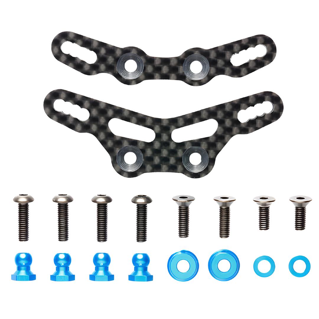 Tamiya M-07 Concept Carbon Damper Shock Tower TRF Short Dampers (OP-17 ...